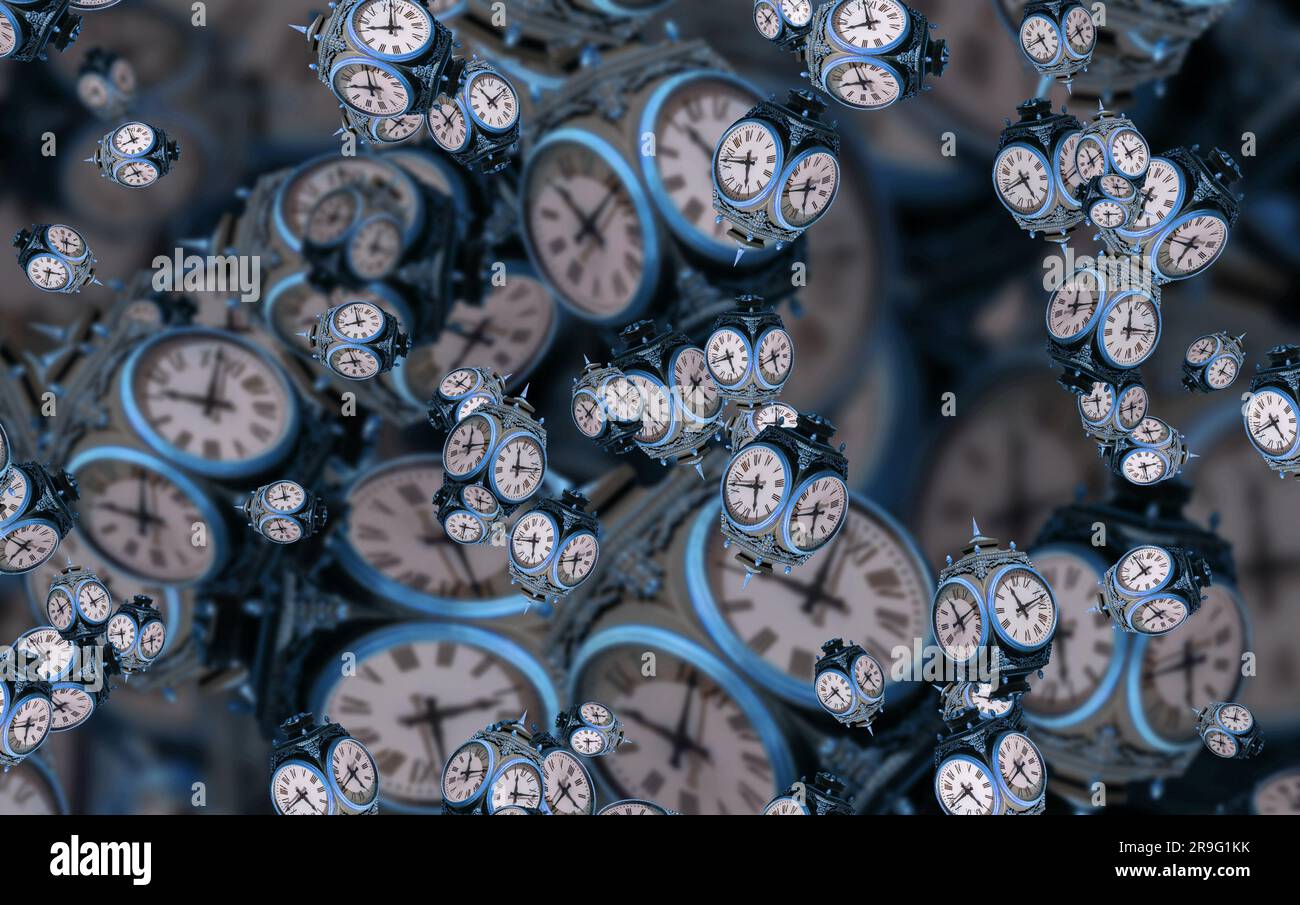 Large set of vintage clock faces. Texture of time, Elegant collection ...