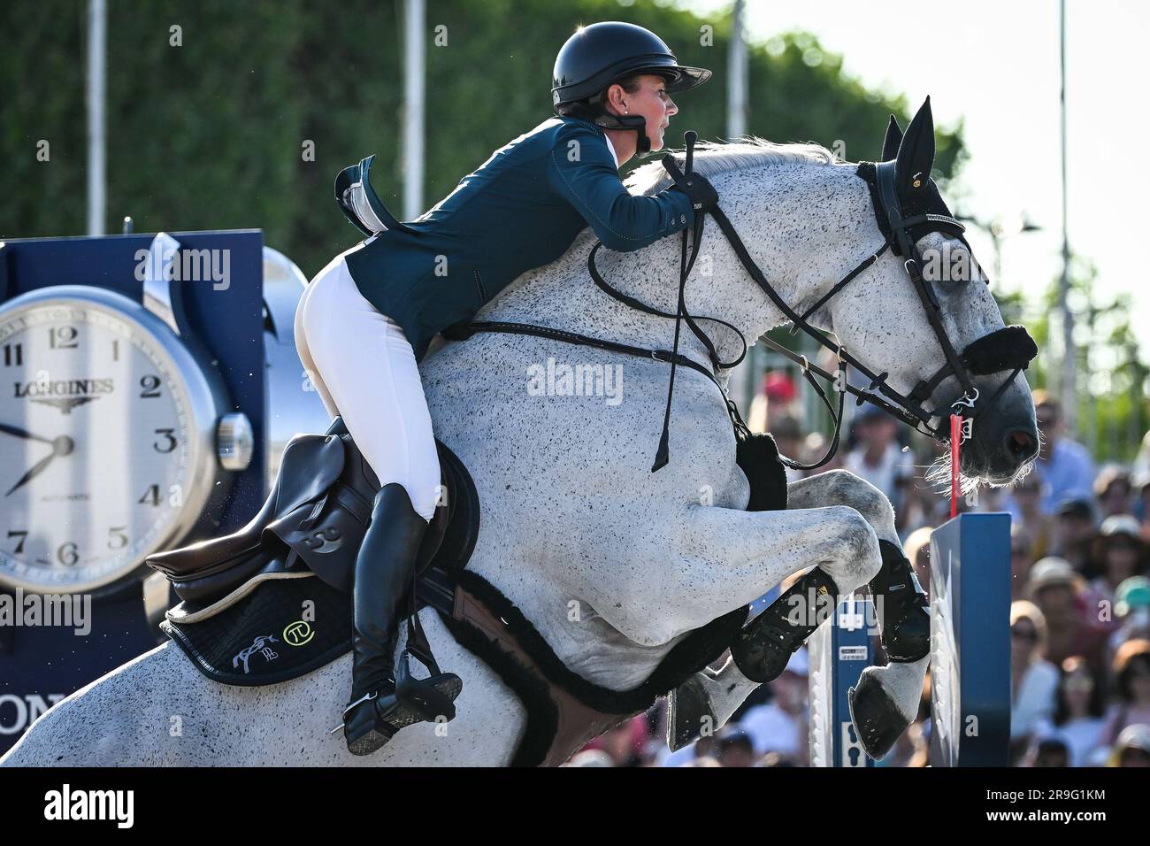 Penelope LEPREVOST of France riding Bingo del Tondou during the ...