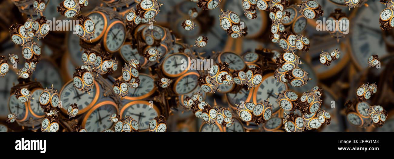 Large set of vintage clock faces. Texture of time, Elegant collection ...