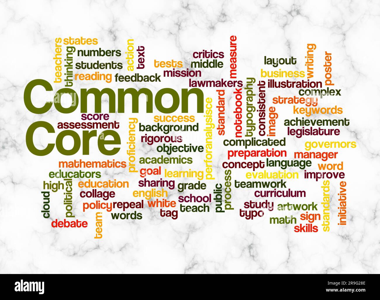 Math concept word cloud background hi-res stock photography and images ...
