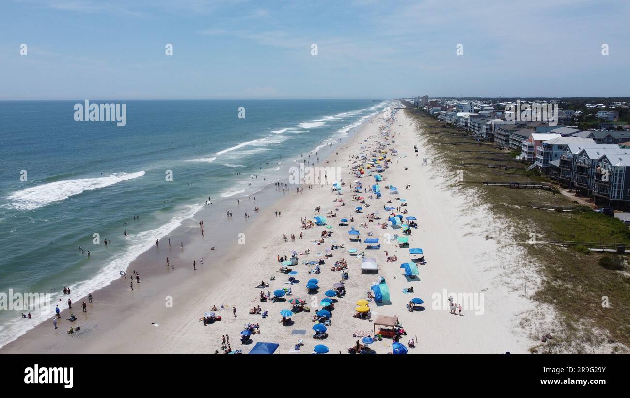 North carolina aerial beach hi-res stock photography and images - Alamy