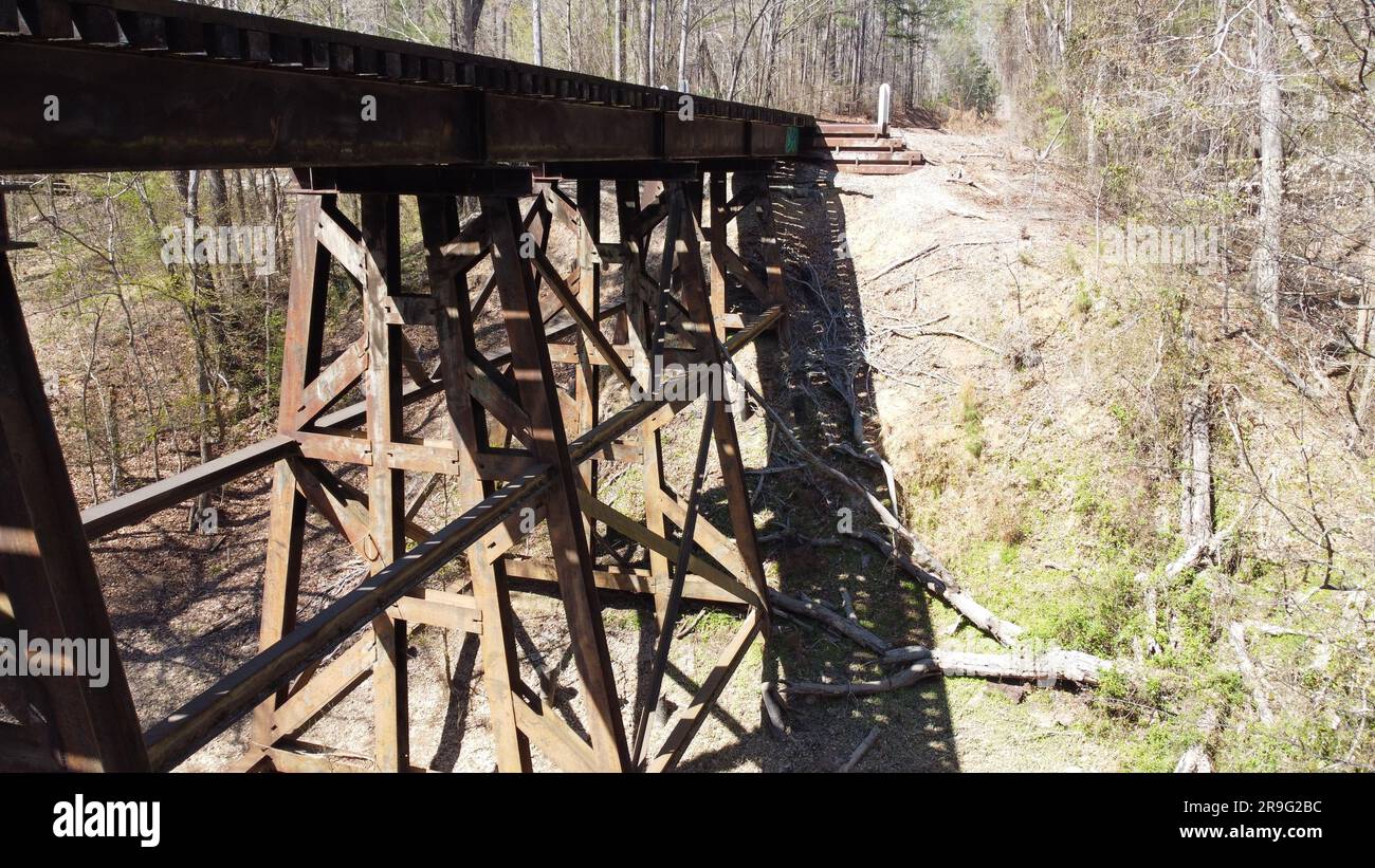 Cape fear trail bridge Stock Photo - Alamy