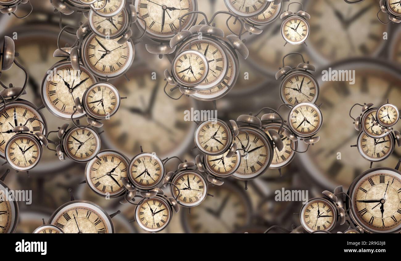 Large set of vintage clock faces. Texture of time, Elegant collection ...