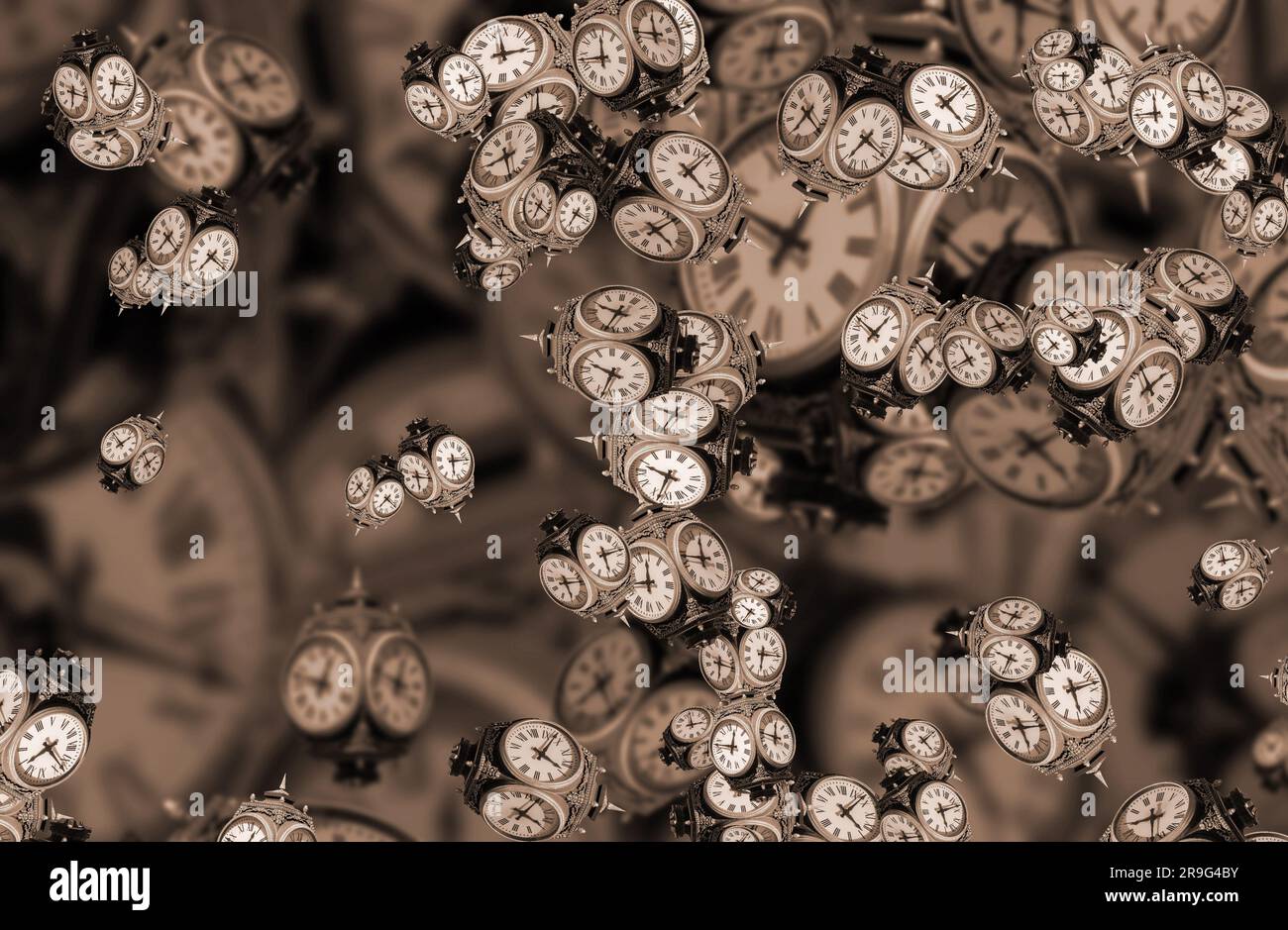 Large set of vintage clock faces. Texture of time, Elegant collection ...