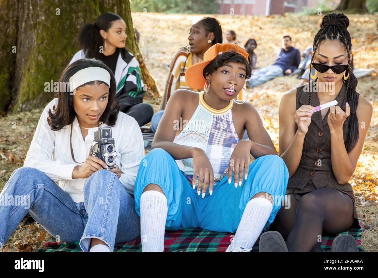 REAL LOVE, from left: Ajiona Alexus, Princess Davis, Kenya Jordan, 2023 ...