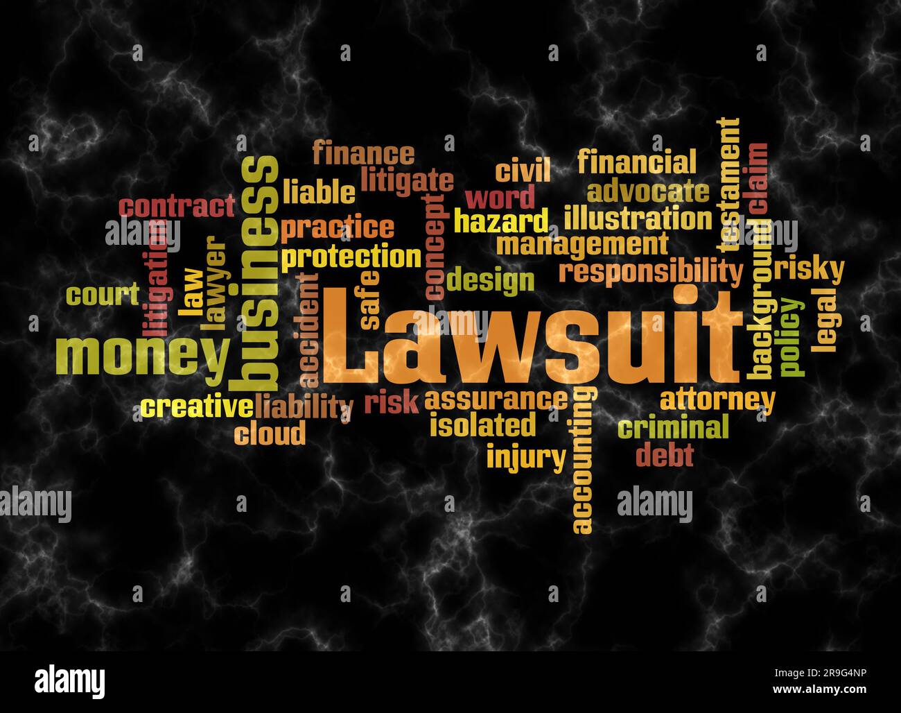Litigation word cloud concept legal hi-res stock photography and images ...