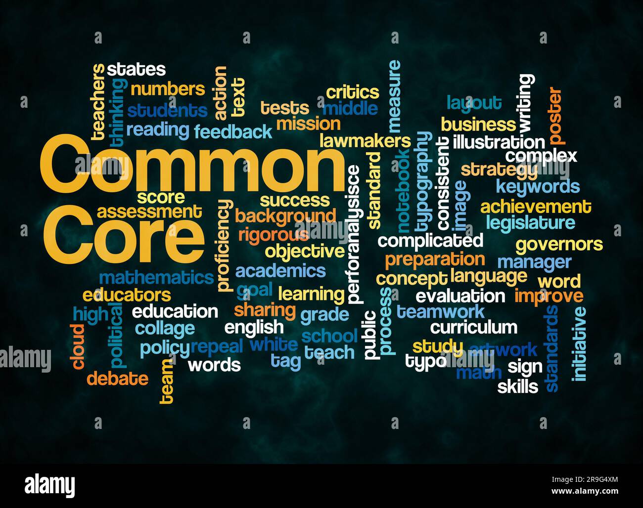 Math concept word cloud background hi-res stock photography and images ...