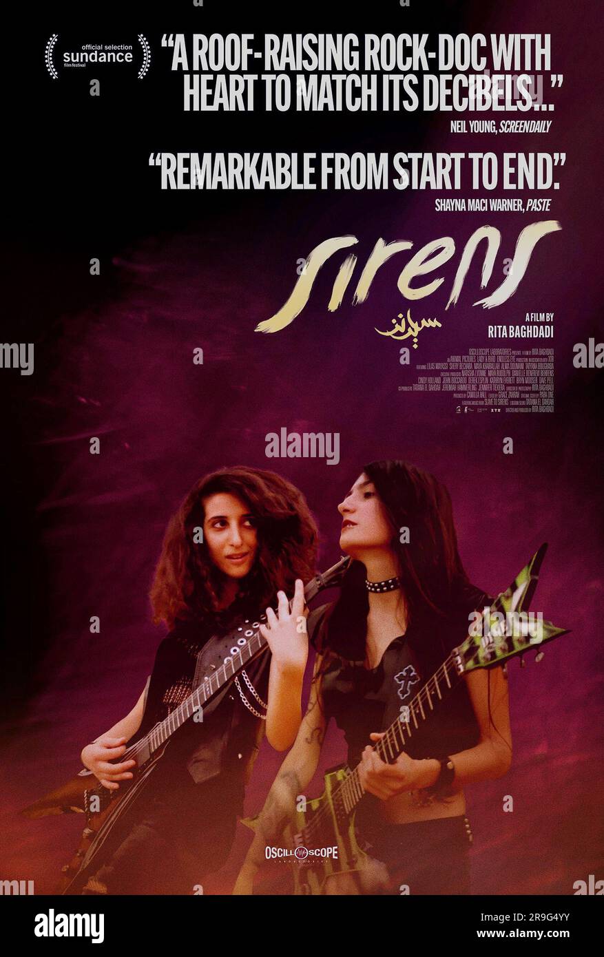 SIRENS, poster, from left: Lilas Mayassi, Shery Bechara, 2022 ...