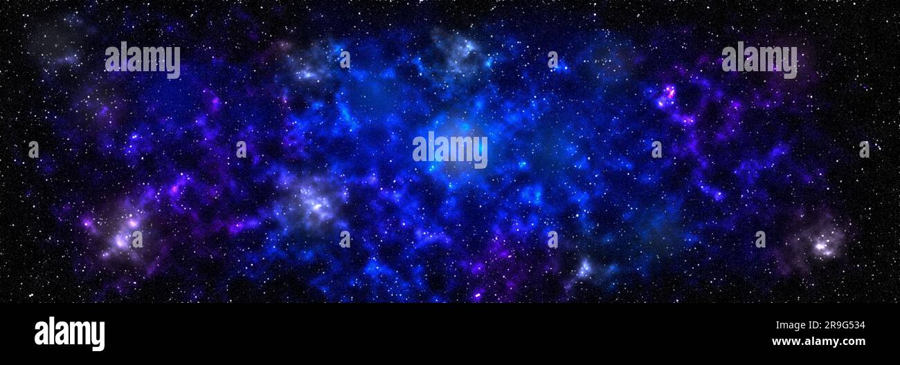 Space background with stardust and shining stars. Realistic cosmos and ...