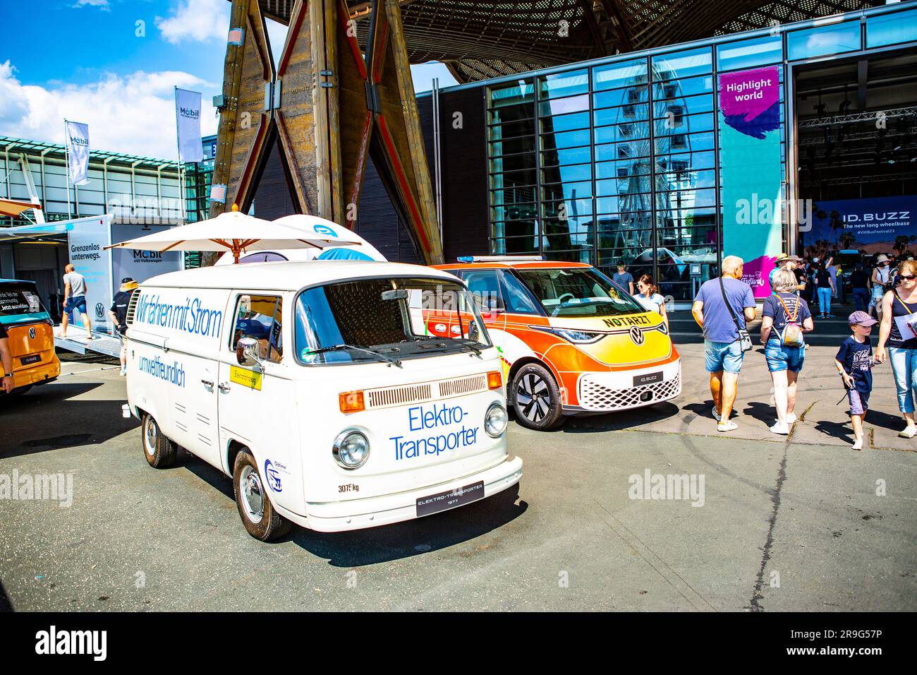 VW Bus Festival 2023 in Hannover Stock Photo - Alamy