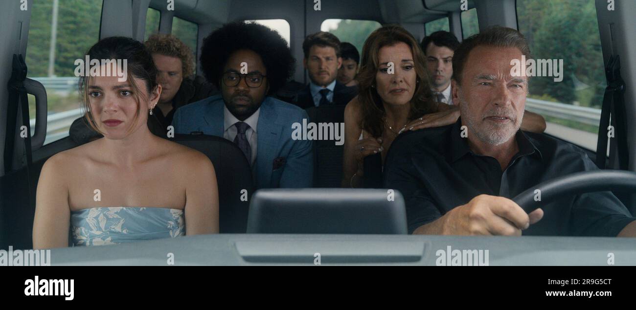 FUBAR, from left: Monica Barbaro, Fortune Feimster, Milan Carter ...