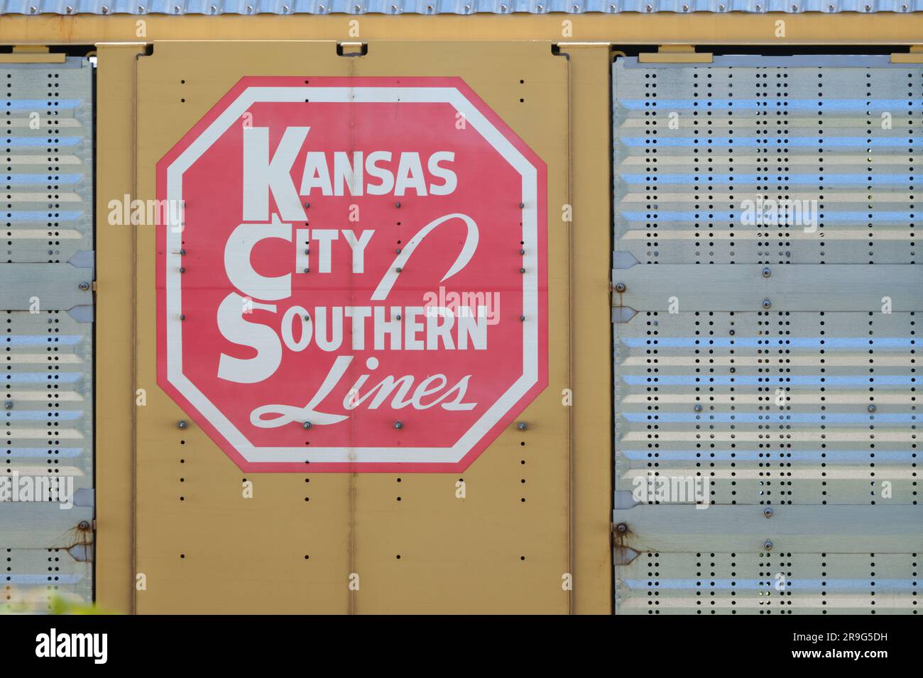 Halifax, Canada. Sign of the Historic Kansas City Southern Lines on a ...