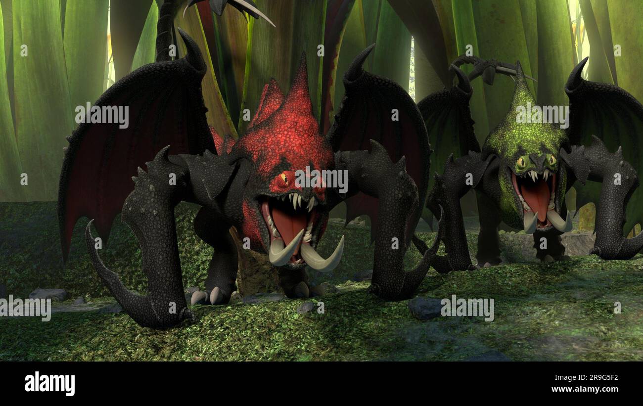 DRAGONS: THE NINE REALMS, Deathgrippers, 'Webs' Masters', (Season 6, ep ...