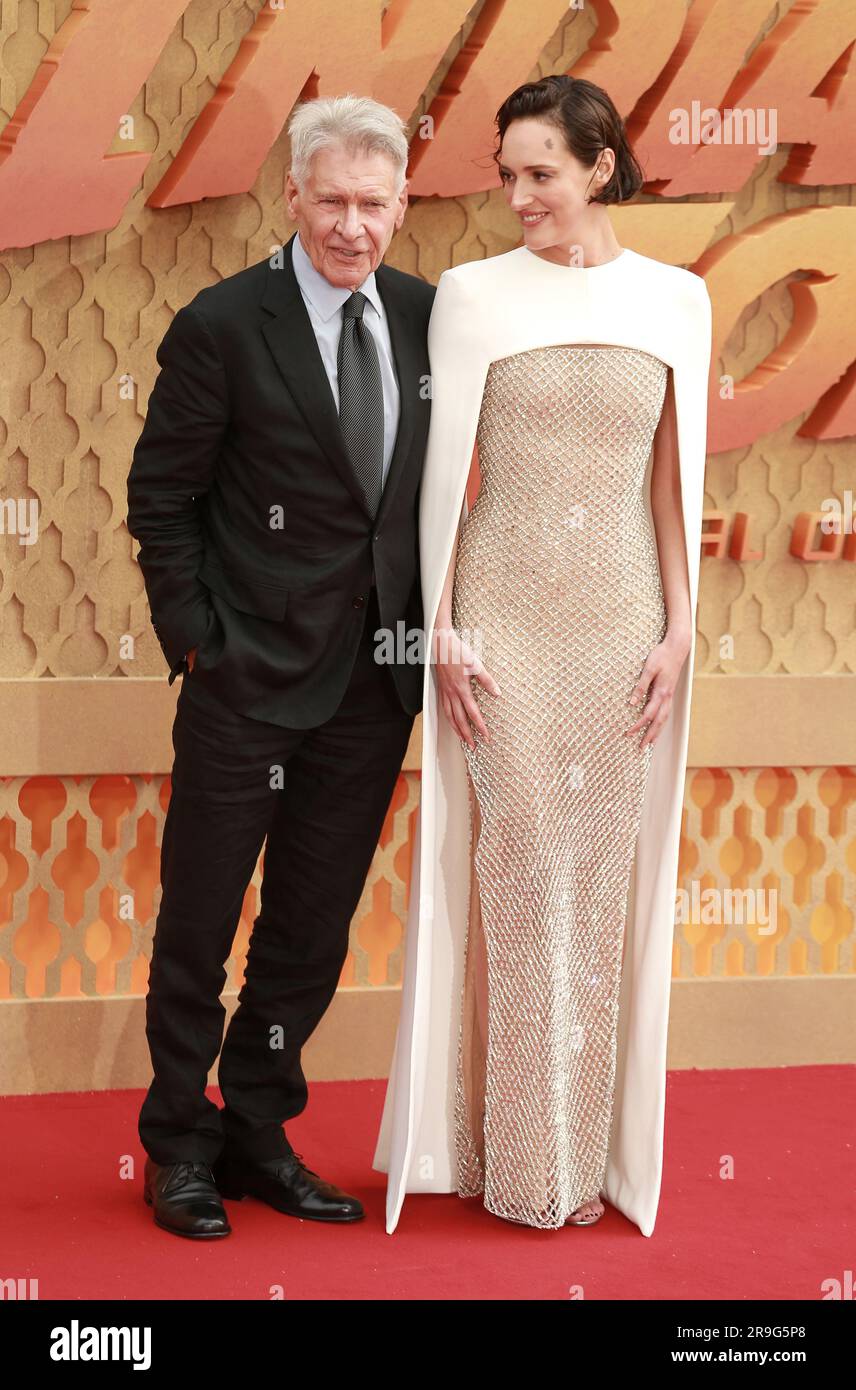 London, UK. 26th June, 2023. Harrison Ford and Phoebe Waller-Bridge ...