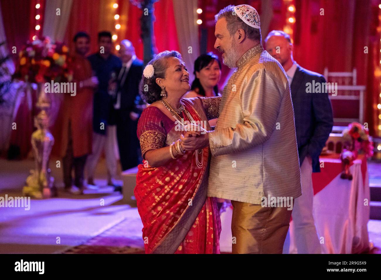 NEVER HAVE I EVER, from left: Ranjita Chakravarty, Jeff Garlin, '...said goodbye', (Season 4, ep ...