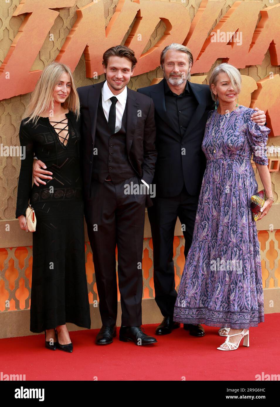 London, UK. 26th June, 2023. Hanne Jacobsen and Mads Mikkelsen attend ...