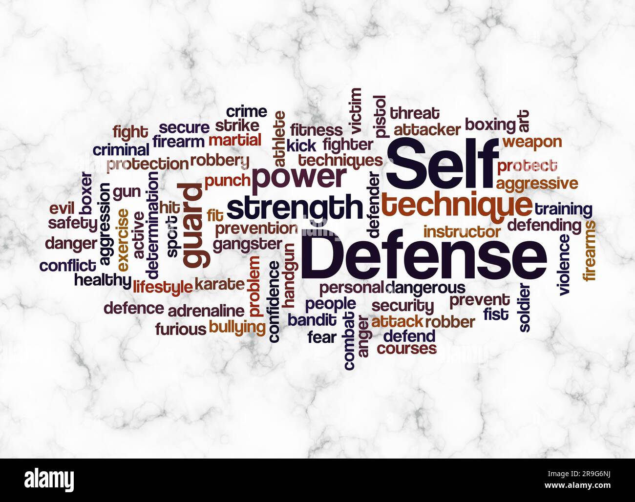 Word Cloud with SELF DEFENSE concept create with text only Stock Photo ...