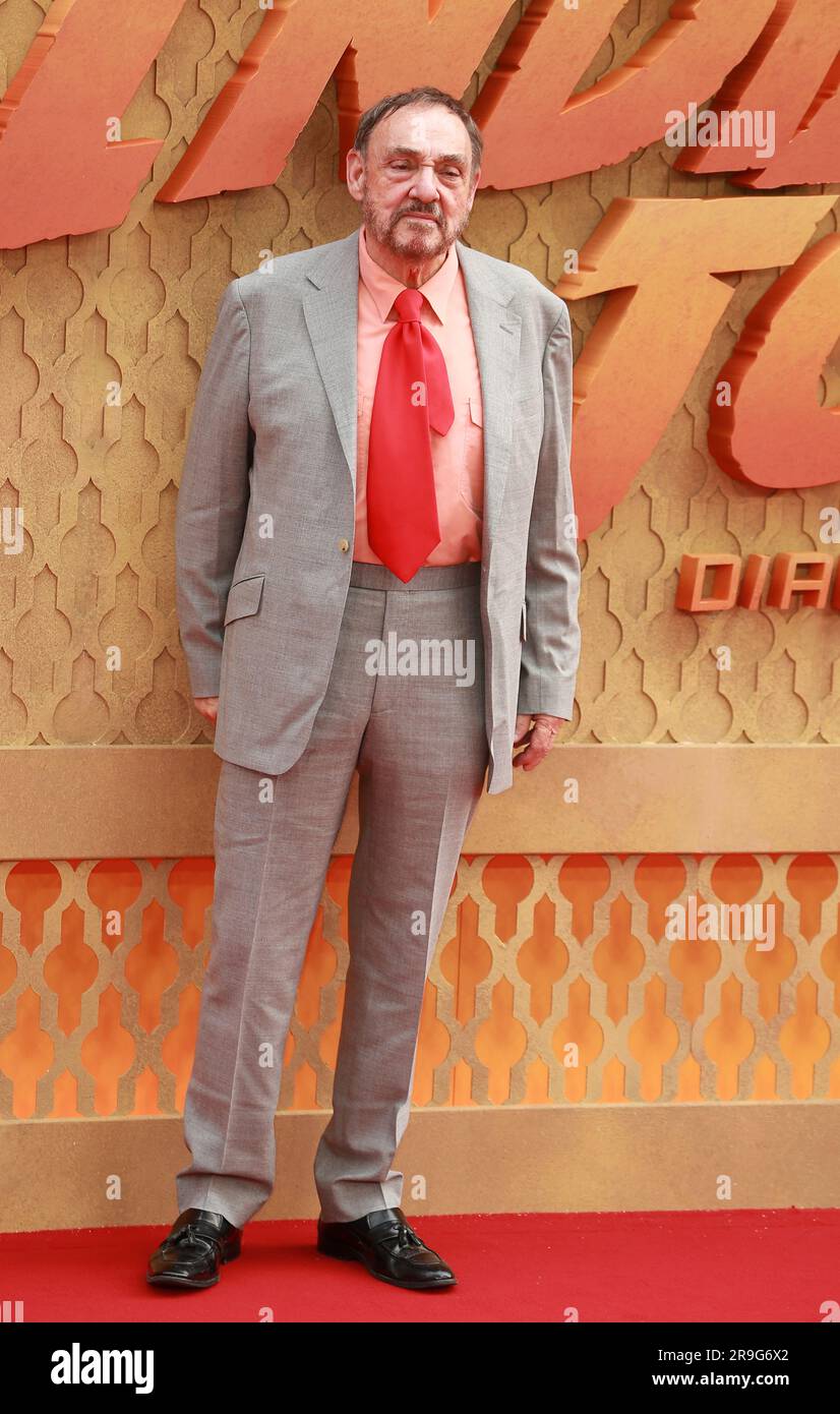 London, UK. 26th June, 2023. John Rhys-Davies attends the "Indiana ...