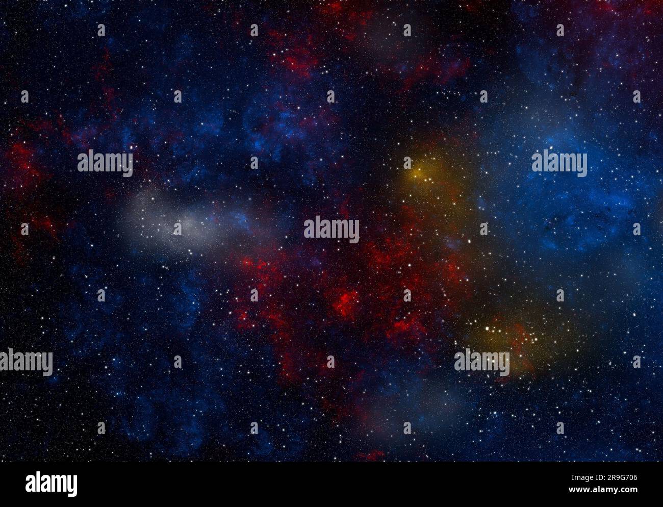 Space background with stardust and shining stars. Realistic cosmos and ...