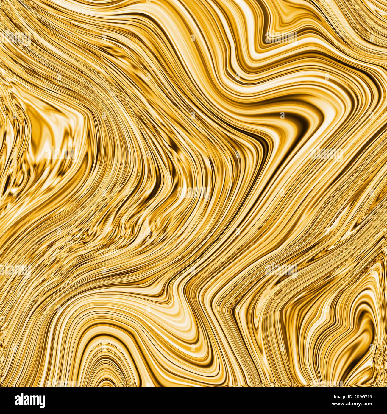 Gold waves marble texture. Precious metal flow image. Liquid gold ...