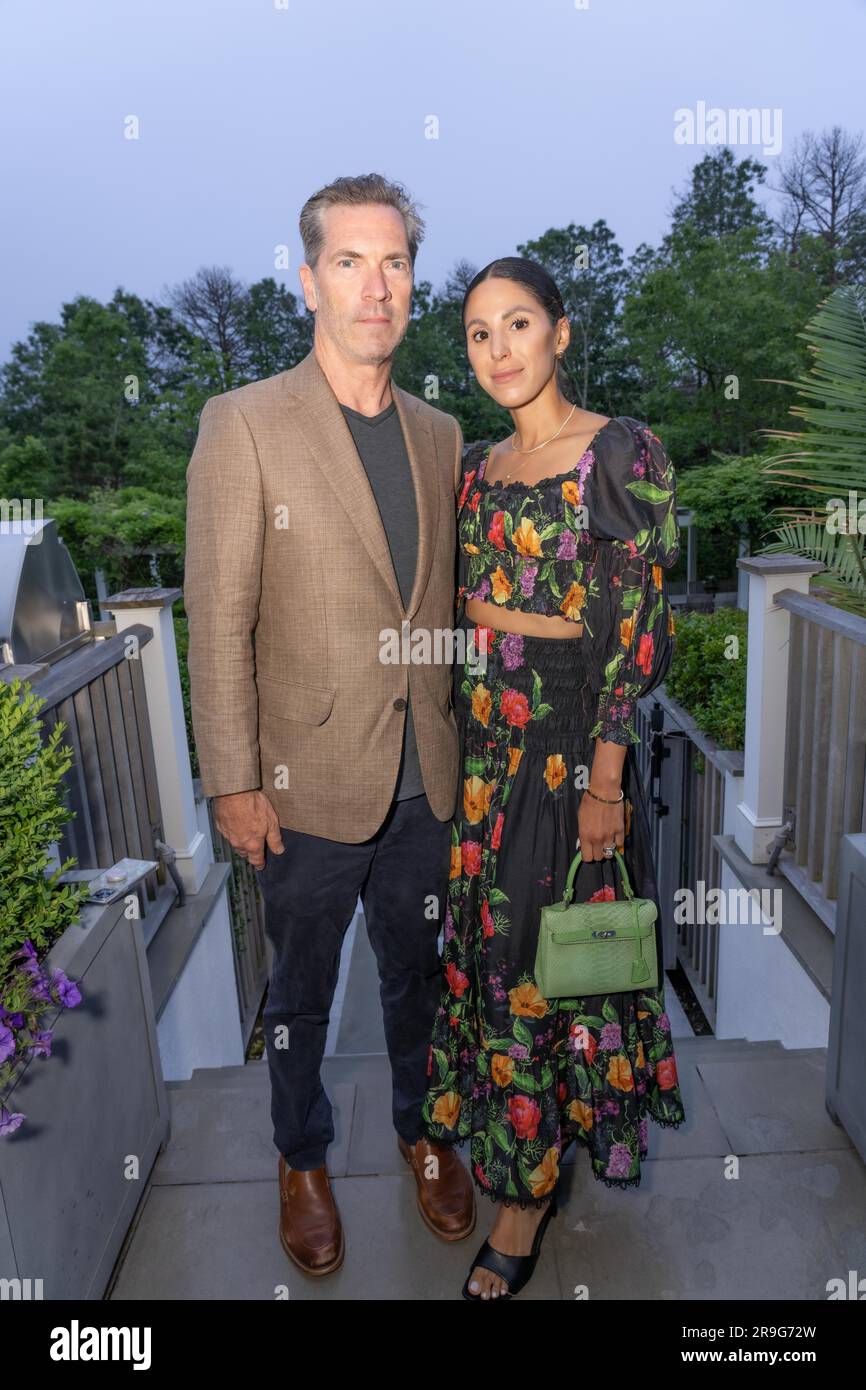 Justin Mitchell and Ali Mitchell attends Evening With Diana Cochran for ...