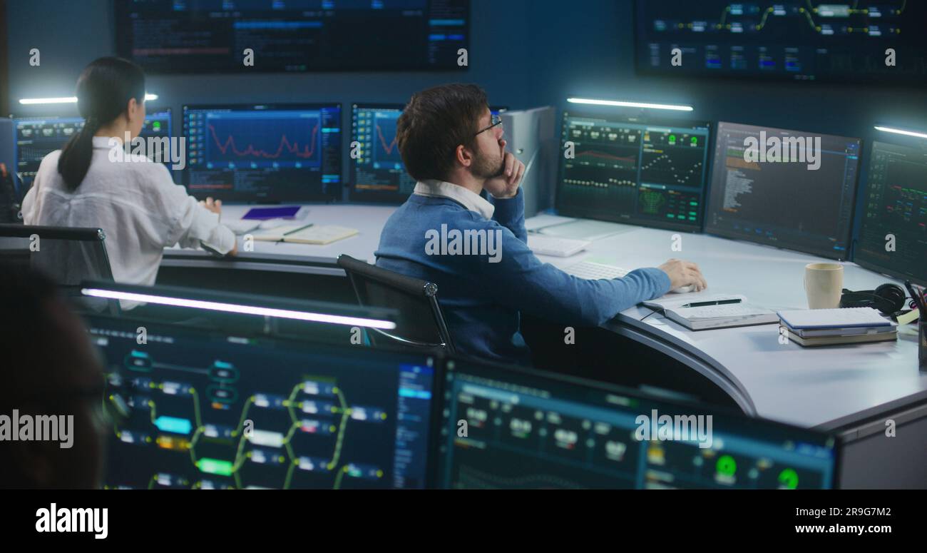 Security control room multiple hi-res stock photography and images - Alamy