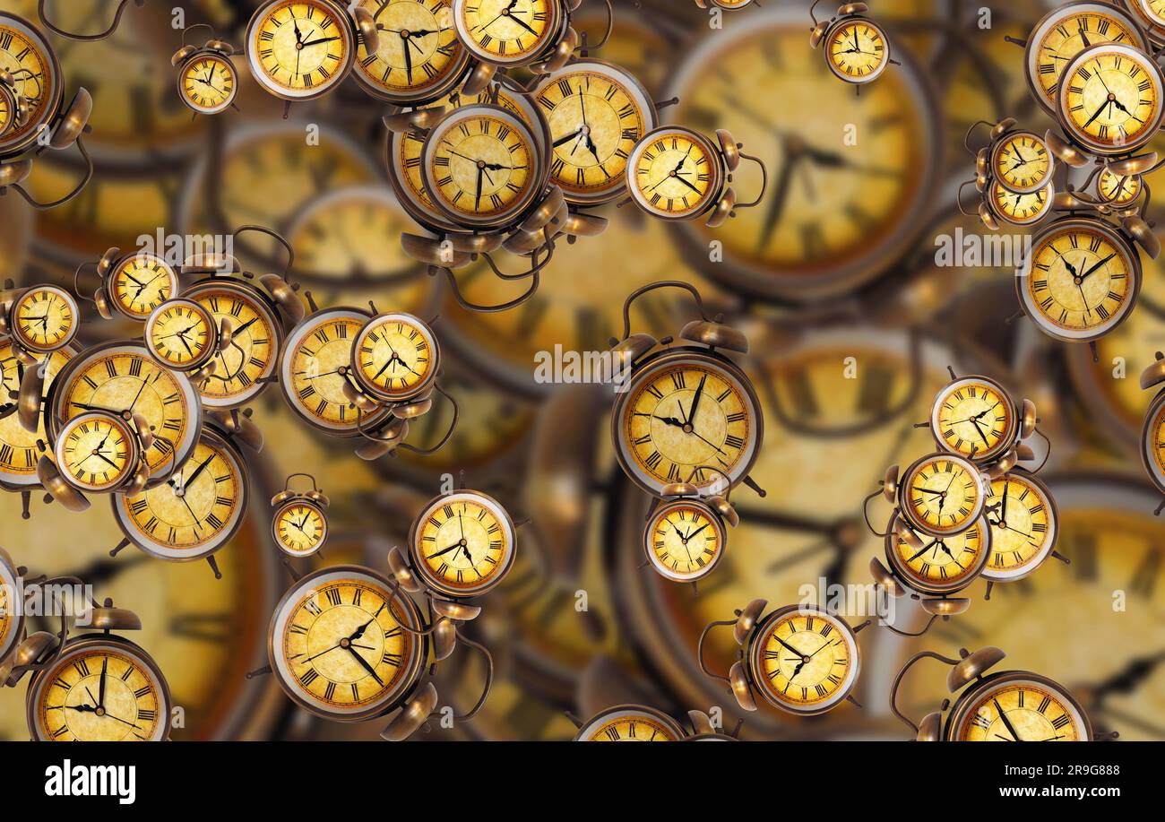 Large set of vintage clock faces. Texture of time, Elegant collection ...