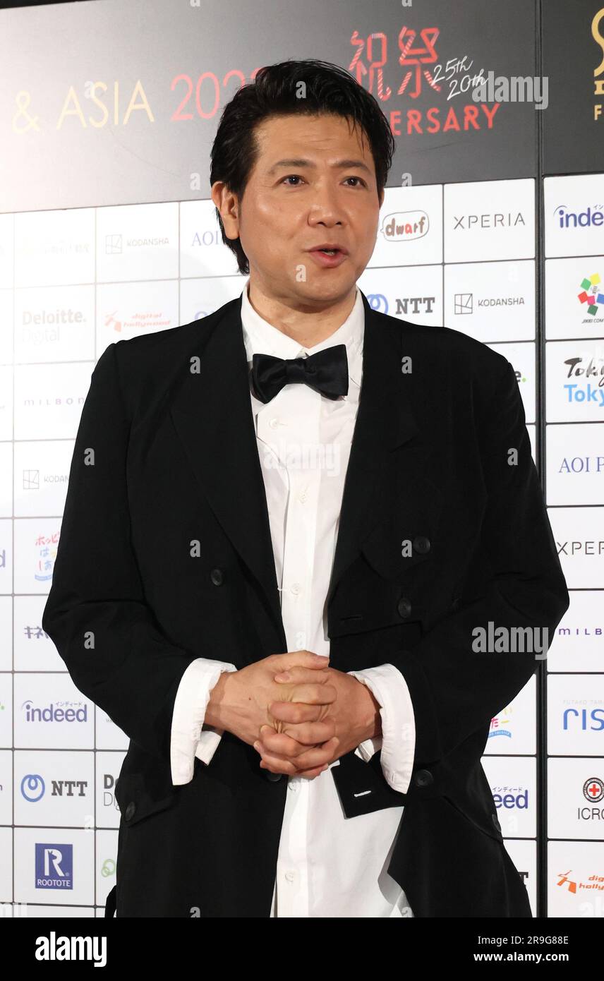 Tokyo, Japan. 26th June, 2023. Japanese actor and president of the ...