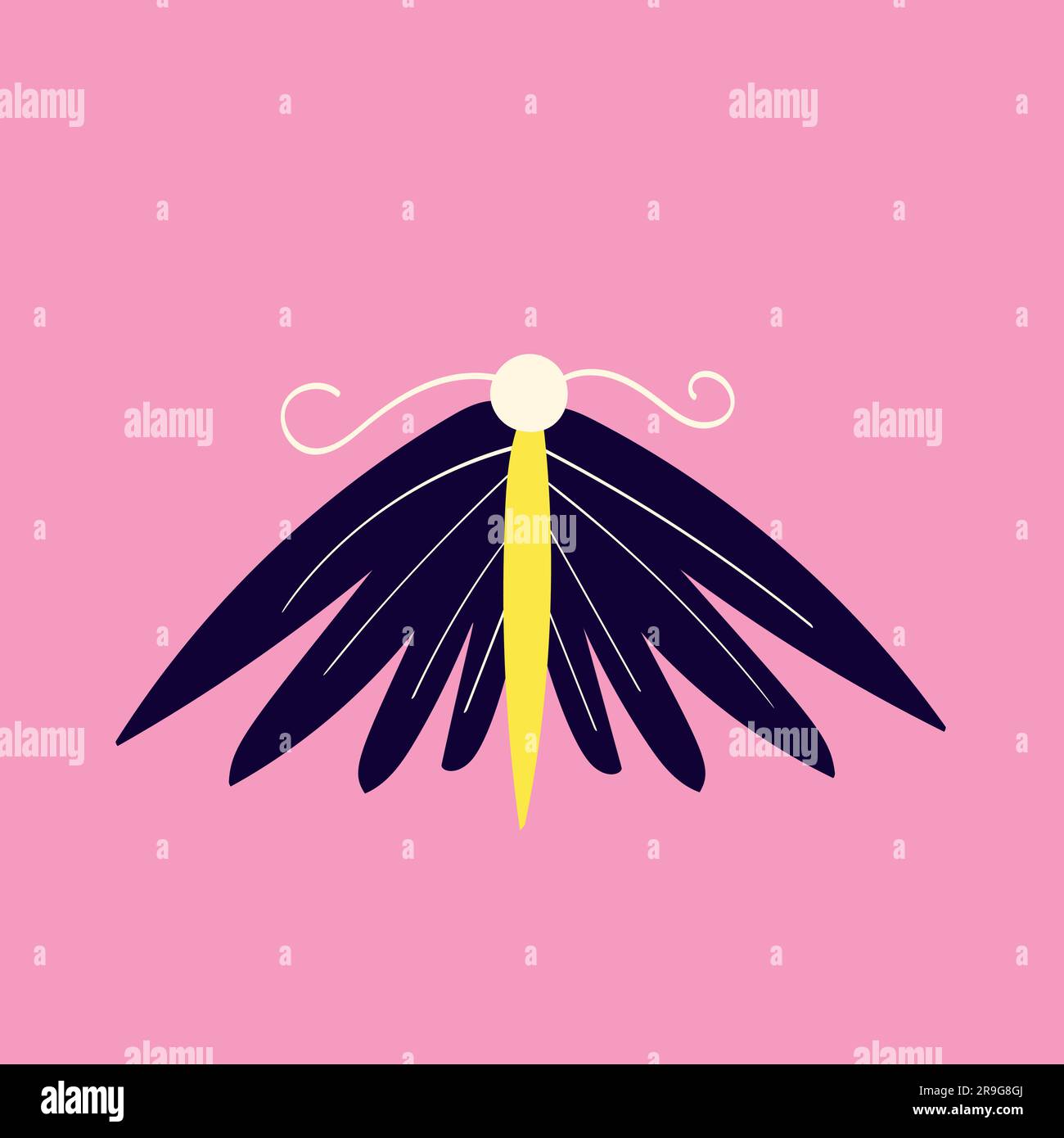 Strange moth Stock Vector Images - Alamy