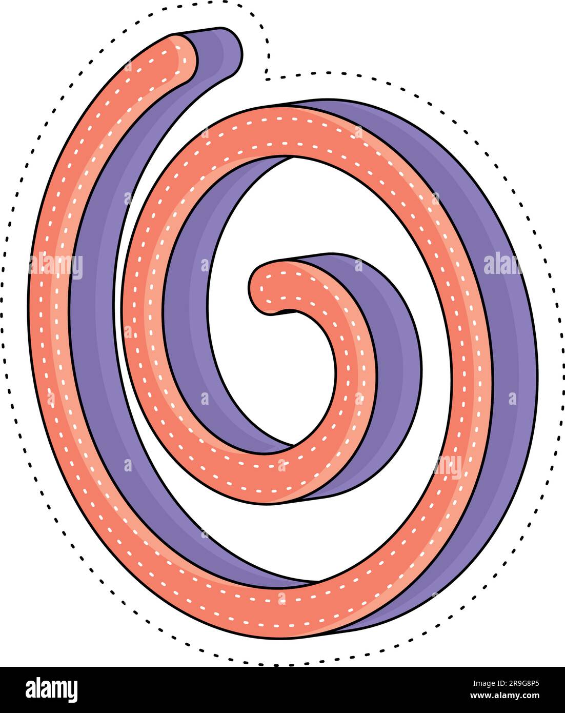 Spiral sticker hi-res stock photography and images - Alamy
