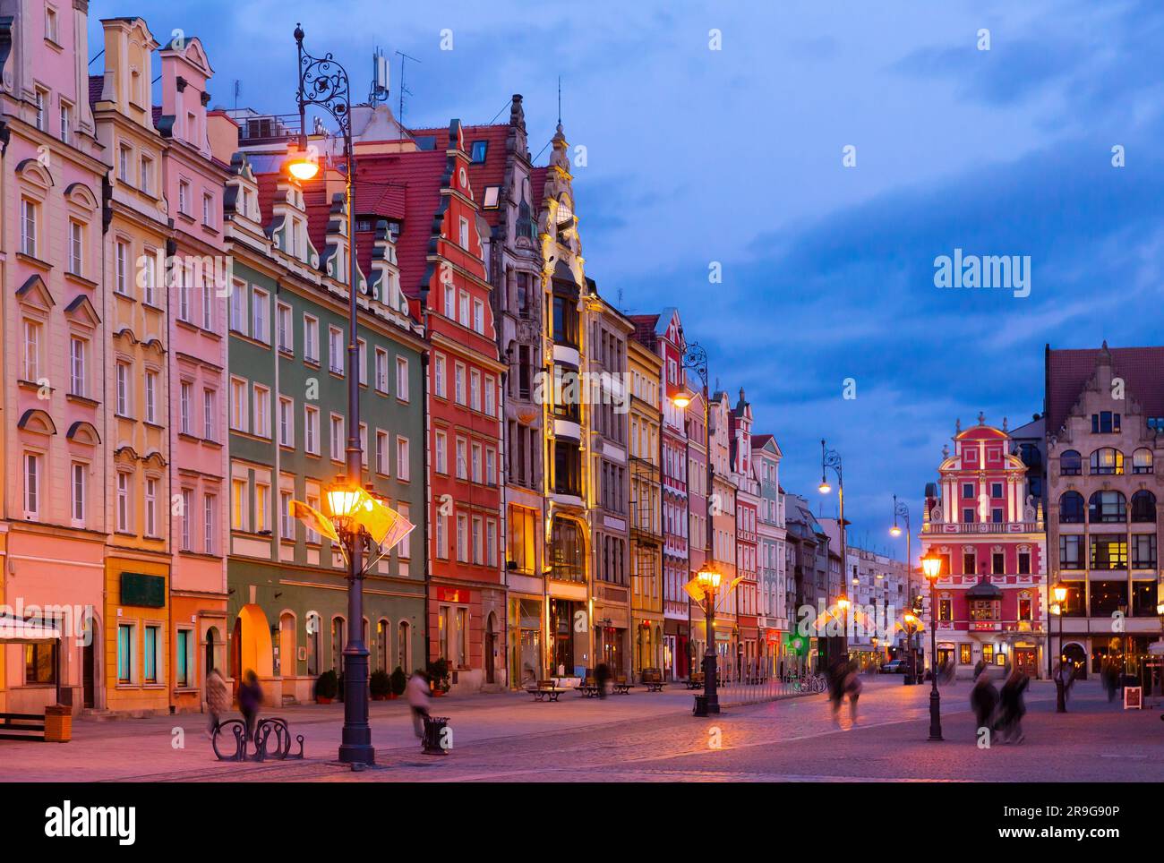 Panoramic view night wroclaw hi-res stock photography and images - Alamy