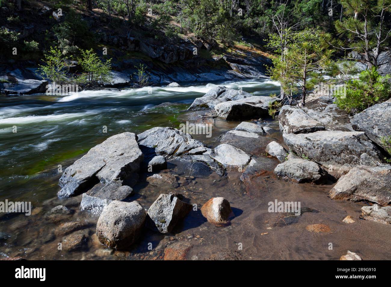 The North Fork of the Stanislaus River in Calaveras County, California ...