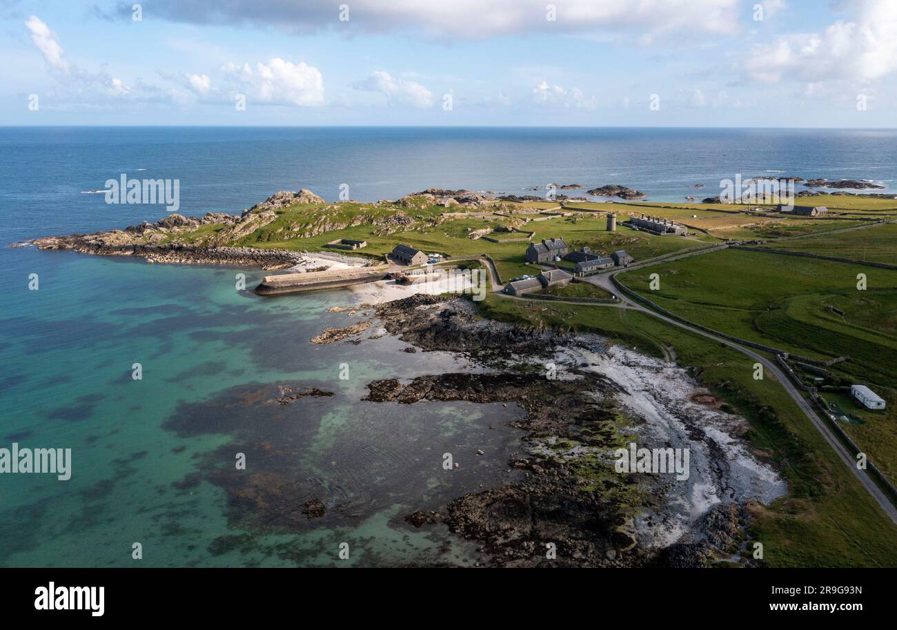 Tiree aerial hi-res stock photography and images - Alamy