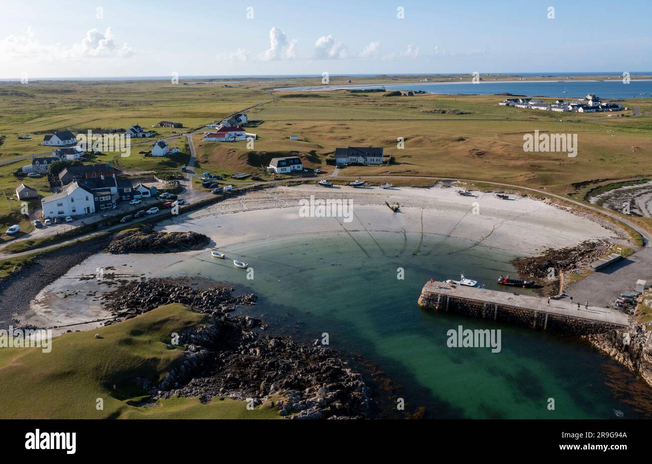 Scarinish tiree aerial hi-res stock photography and images - Alamy