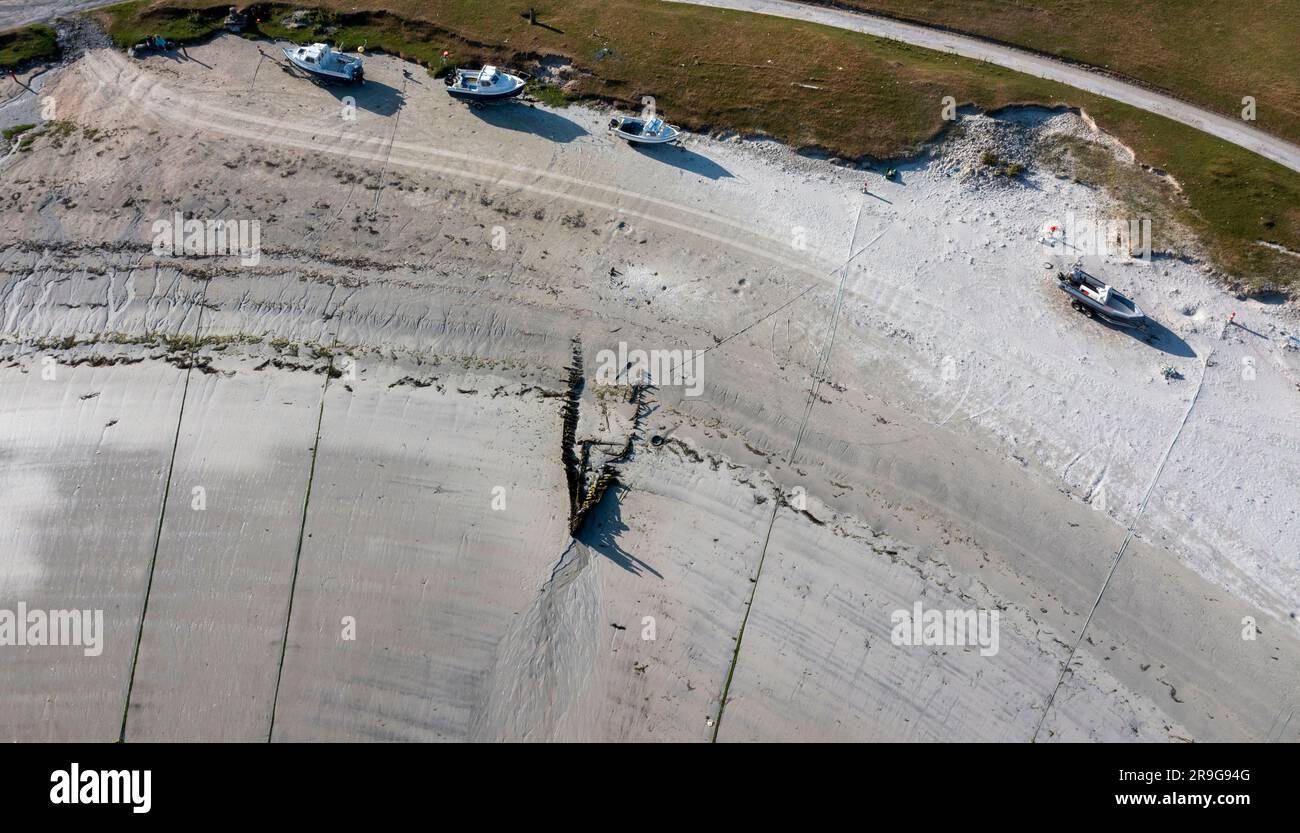 Scarinish tiree aerial hi-res stock photography and images - Alamy