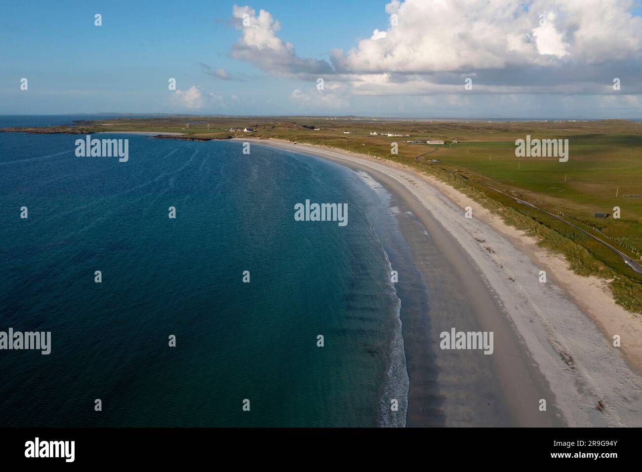 Balephetrish Bay beach, Tiree, Inner Hebrides, Scotland, UK Stock Photo ...