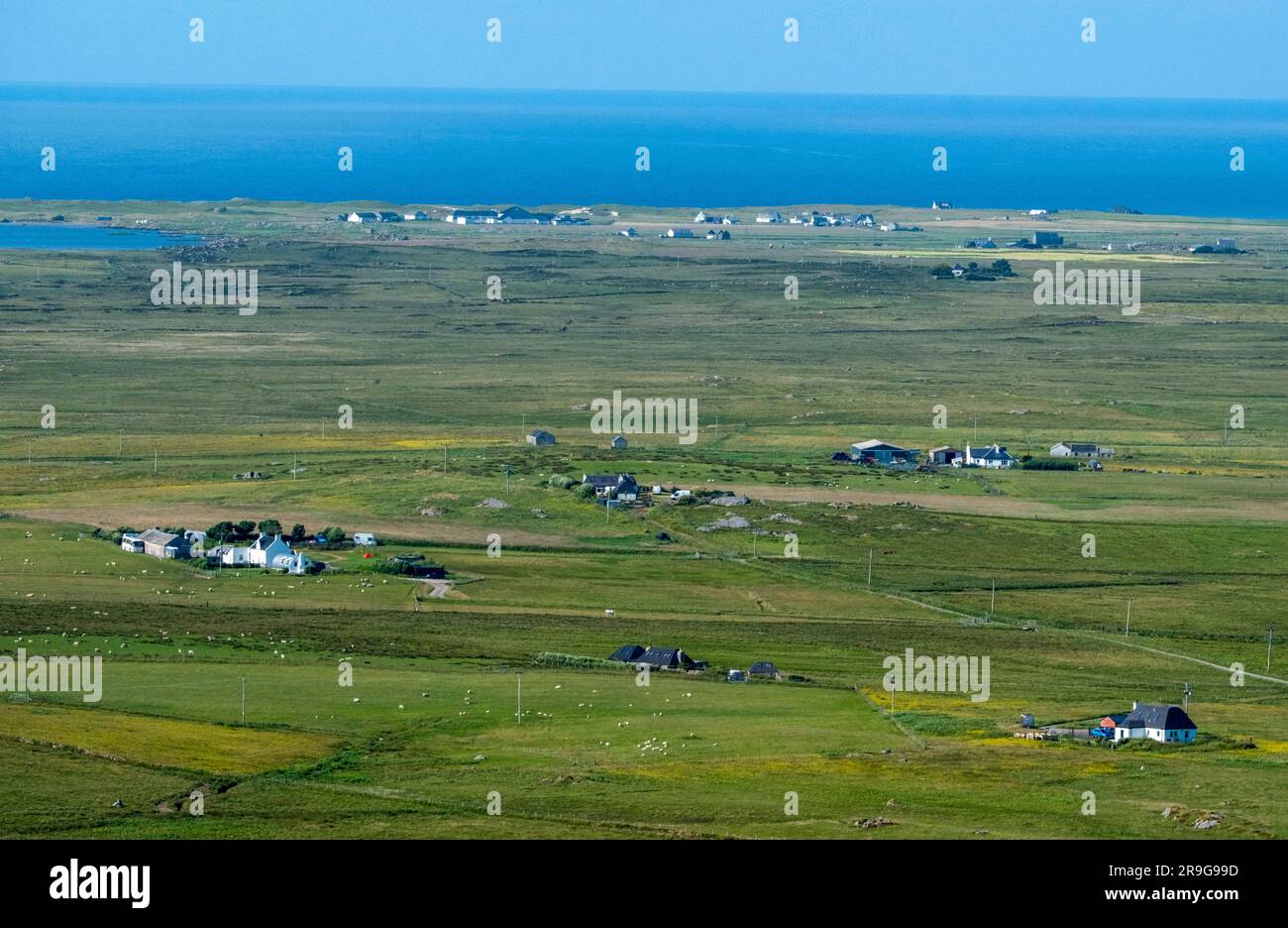 Aerial view of tiree hi-res stock photography and images - Alamy