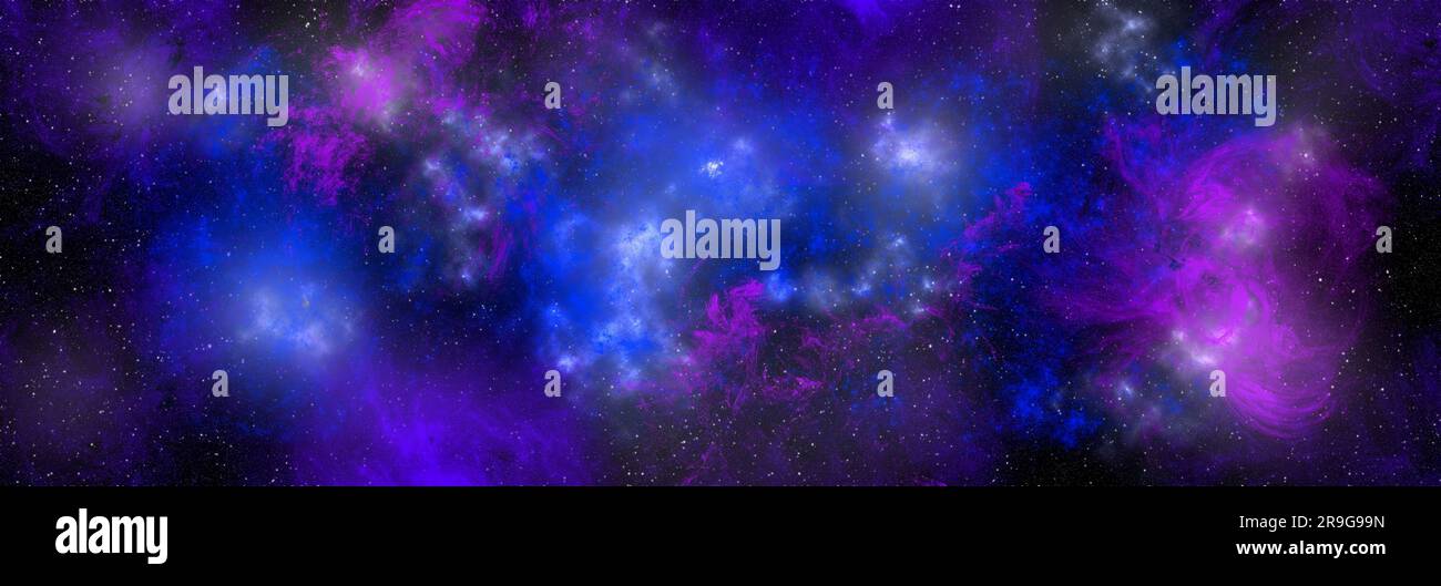 Space background with stardust and shining stars. Realistic cosmos and ...