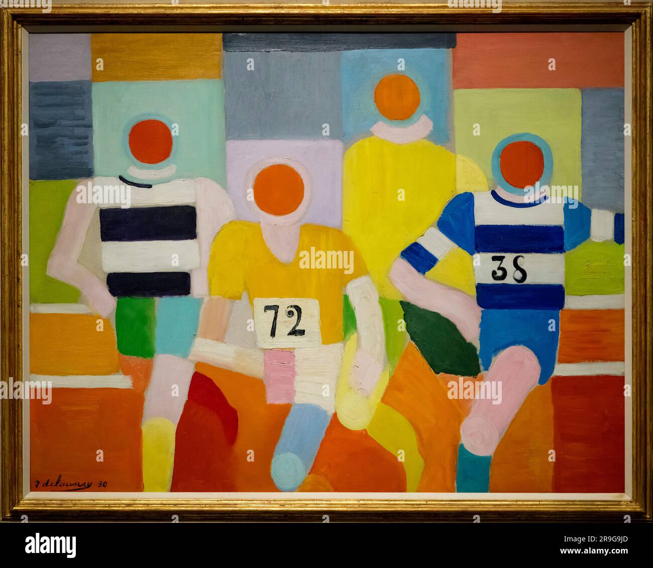 Les Coureurs (The Runners) by Robert Delauney 1930 in the Louvre Museum ...