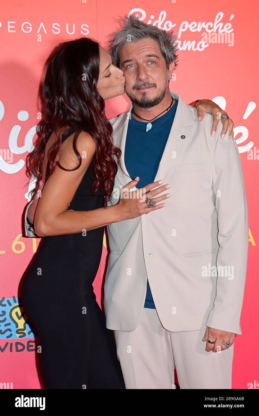 Rome, Italy. 26th June, 2023. Barbara Clara Pereira (L) and Paolo ...