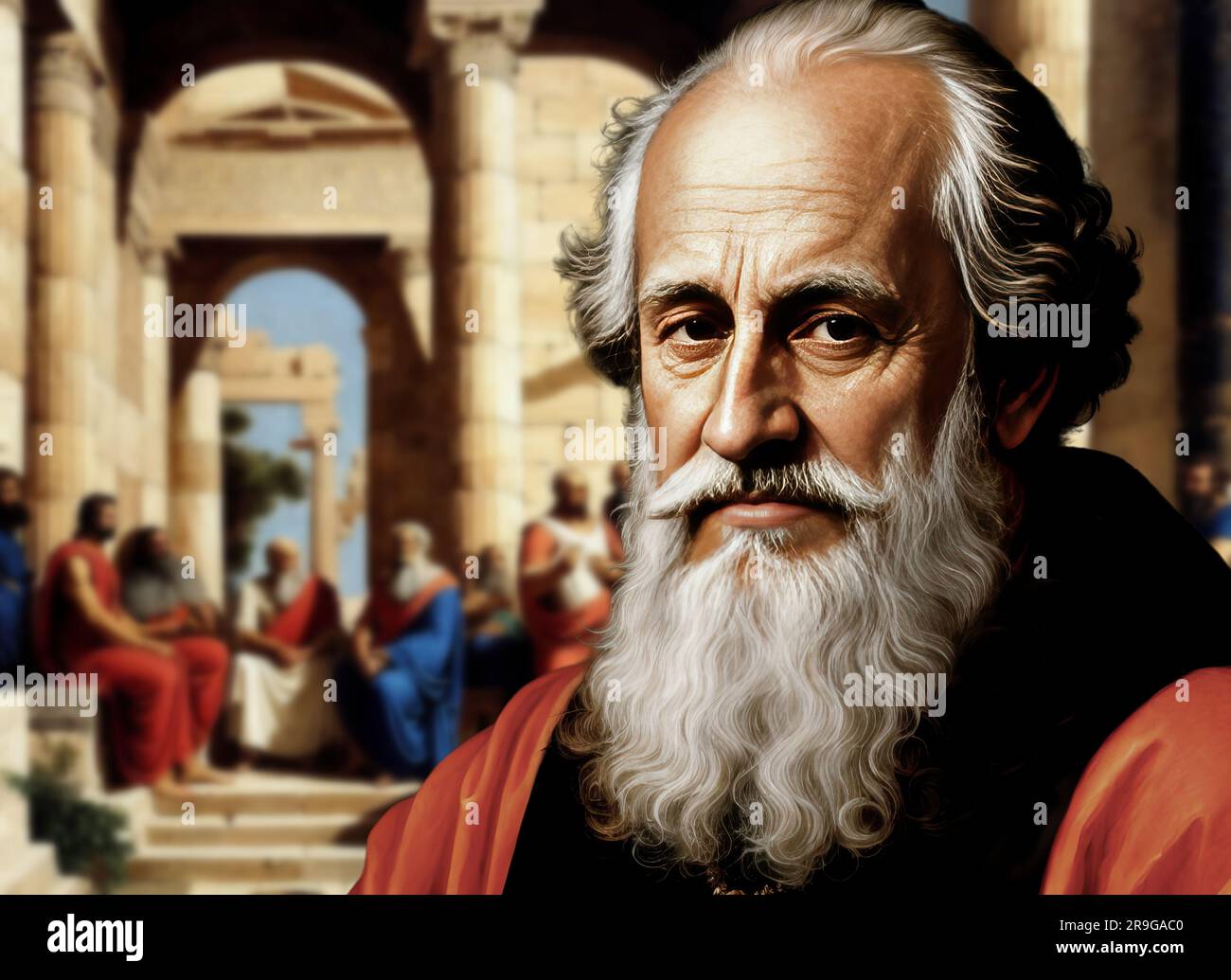 Antique greek scientists hi-res stock photography and images - Alamy