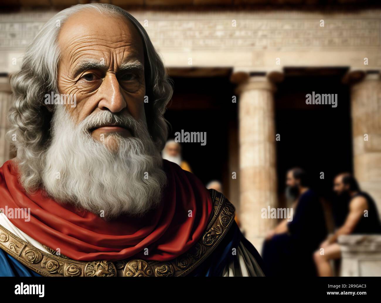 Antique greek scientists hi-res stock photography and images - Alamy