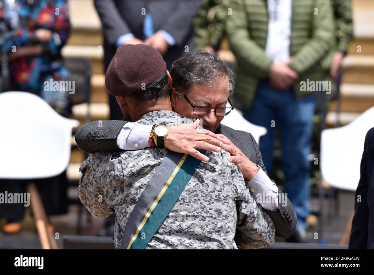 Bogota, Colombia. 26th June, 2023. Colombian president Gustavo Petro ...