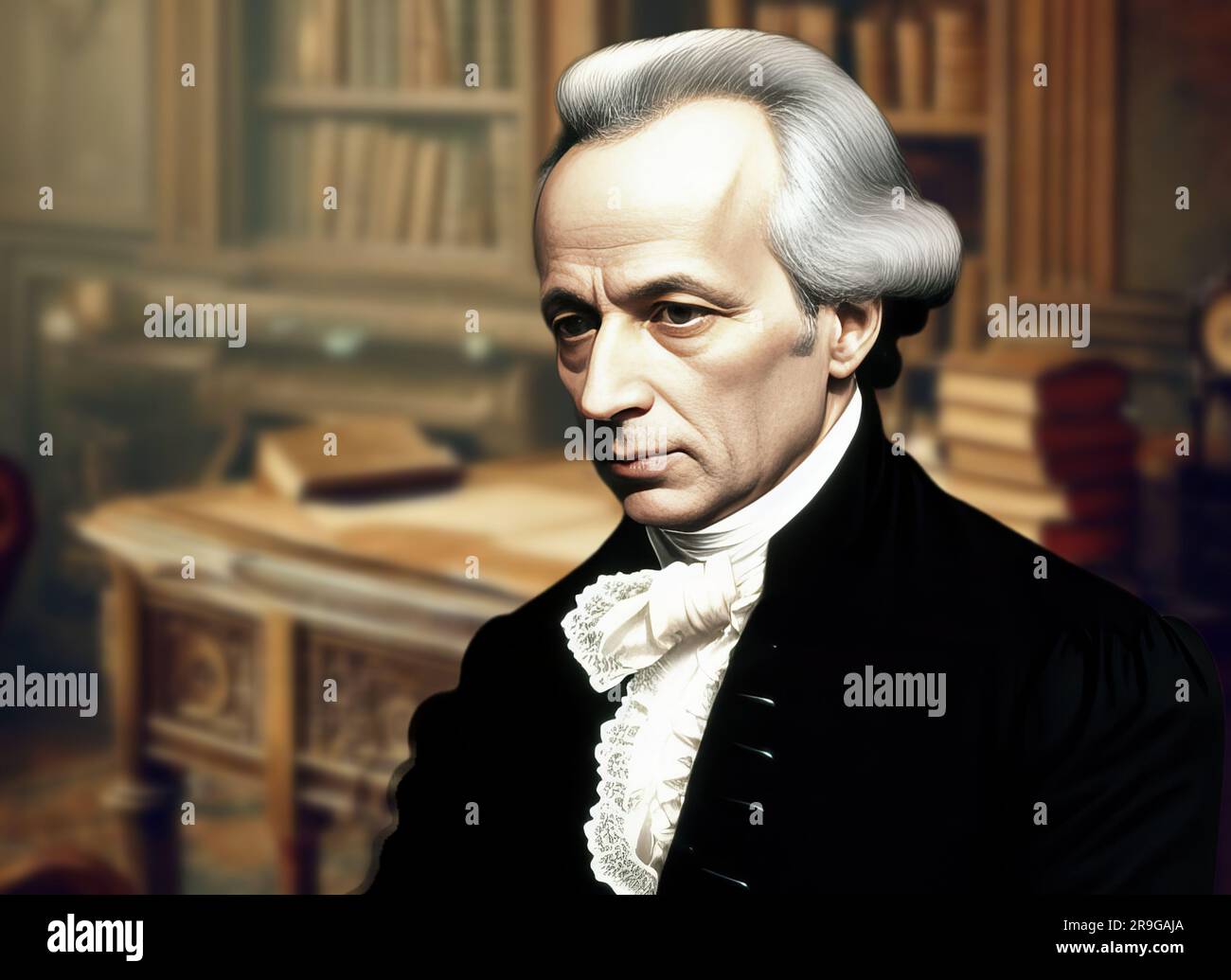 Immanuel kant portrait philosophy hi-res stock photography and images ...