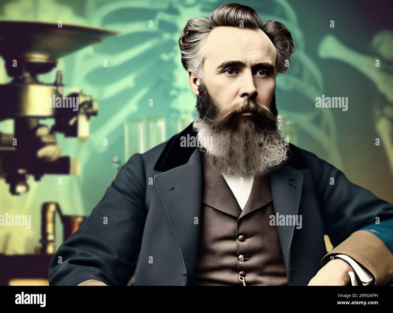 Wilhelm conrad röntgen x rays hi-res stock photography and images - Alamy