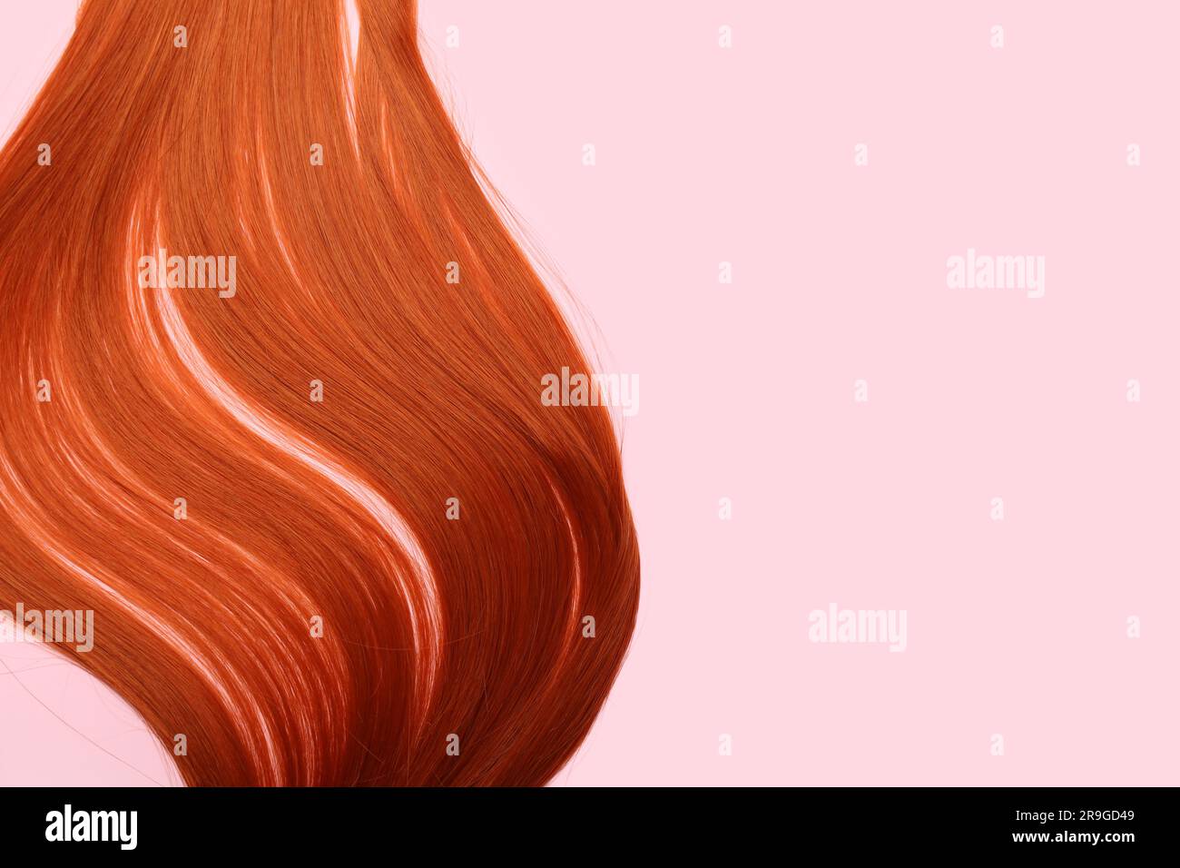 Ginger hair strand on hi-res stock photography and images - Alamy