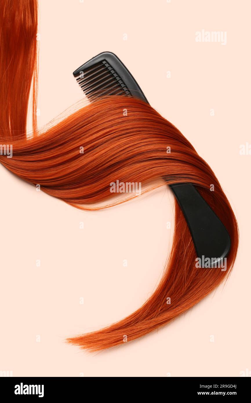 Girl with long curly ginger hair hi-res stock photography and images ...