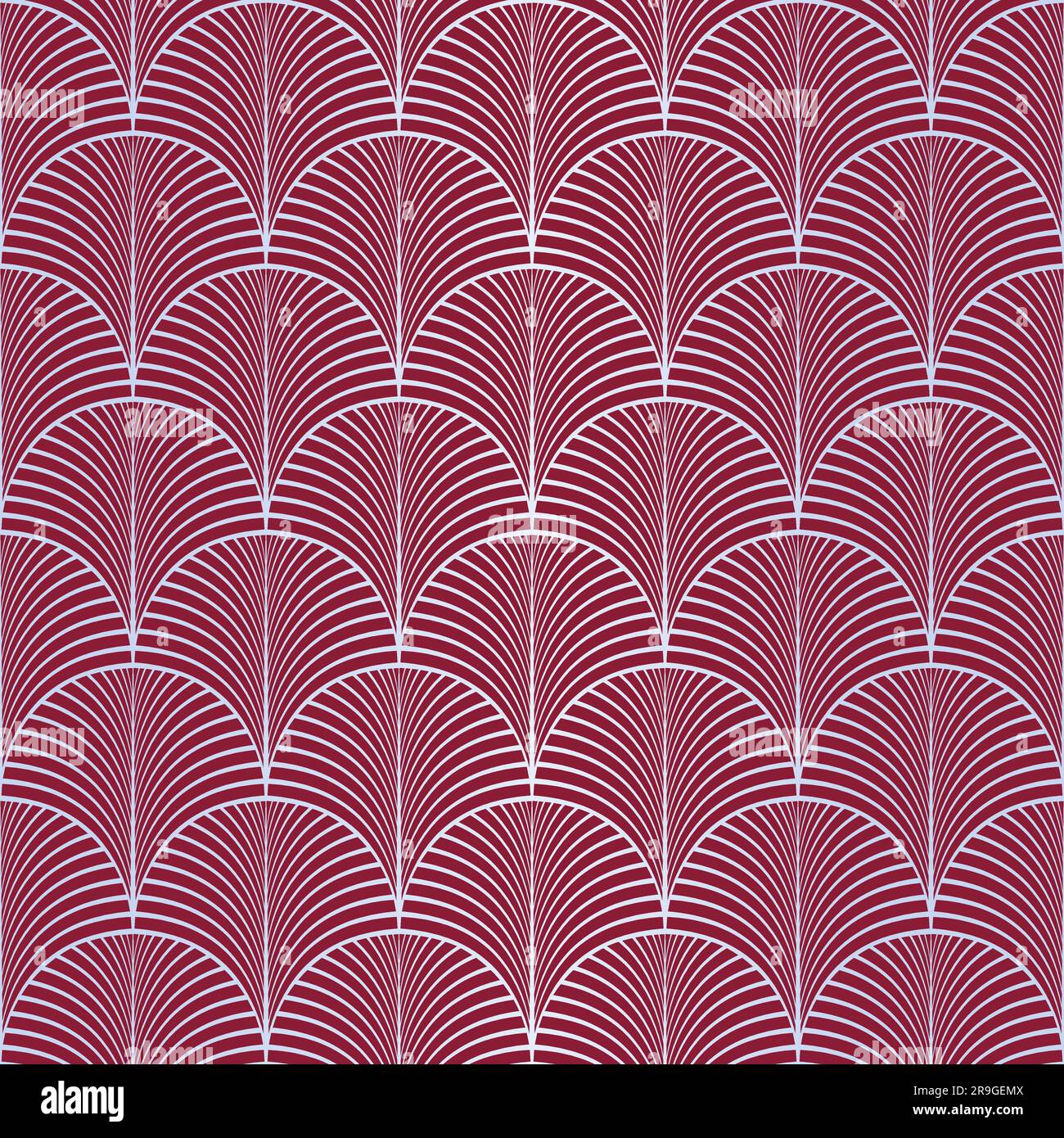 Vintage Art Deco seamless pattern. Silver gradient pattern on viva ... Vintage Art Deco seamless pattern. Silver gradient pattern on viva ...