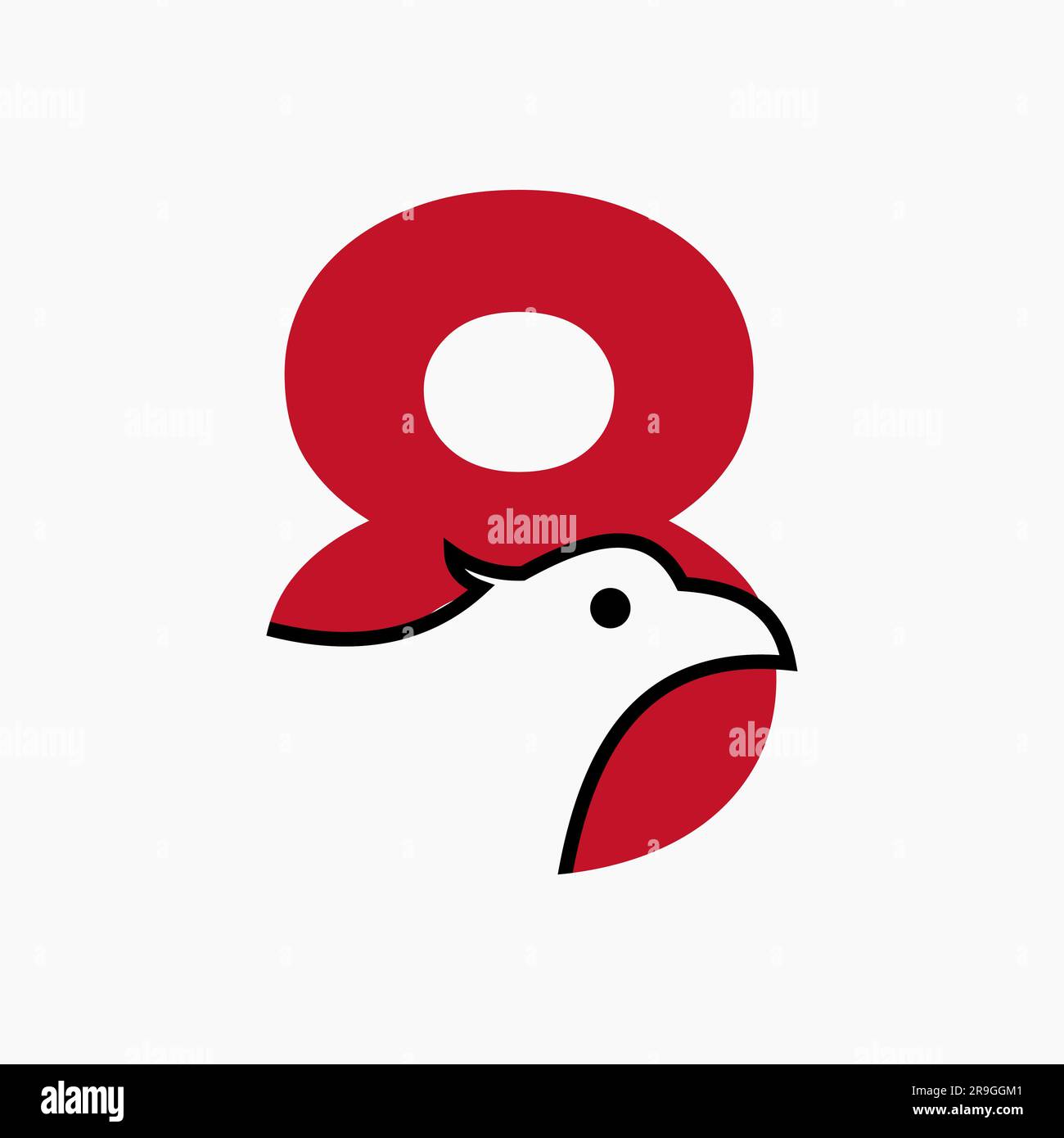 Initial Letter 8 Eagle Logo Design. Transportation Symbol Vector ...