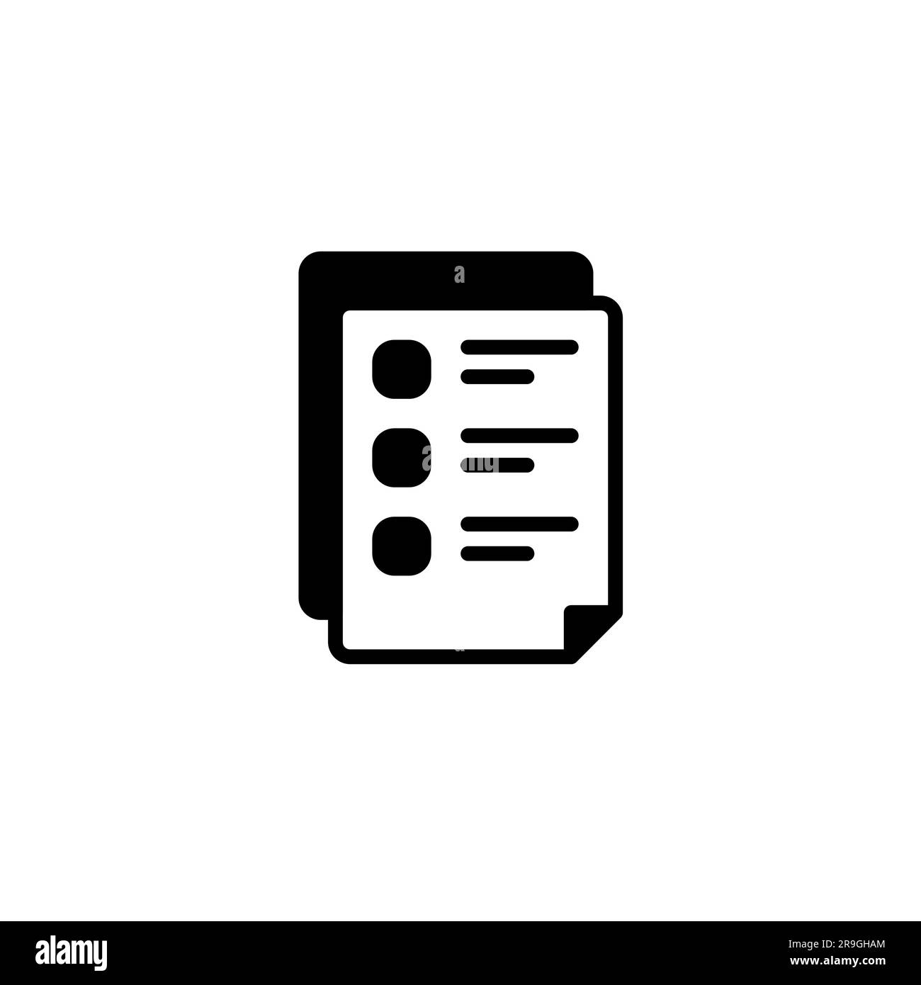 Managing and Tracking Documents with Survey Tracklist Stock Vector ...